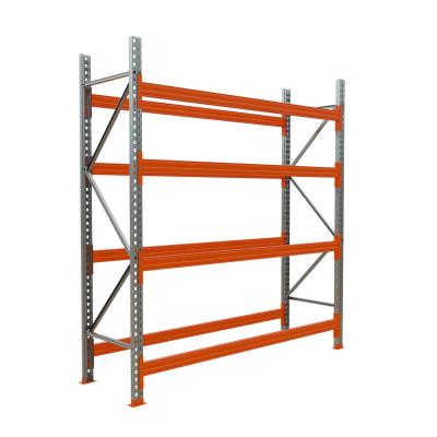 China Heavy Duty Steel Pallet Rack 4000-21000kg Capacity Adjustable Warehouse Shelving for sale