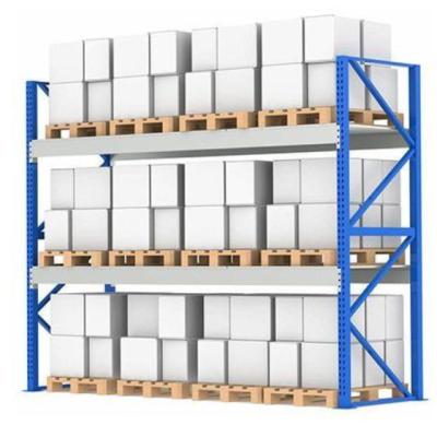 China Heavy Duty Steel Pallet Rack 500-2500kg Capacity Customizable Warehouse Storage for sale