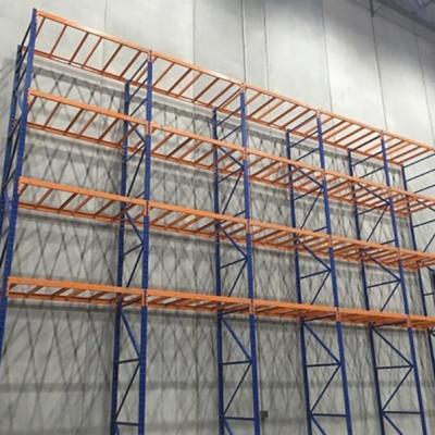 China Heavy Duty Q235 Steel Warehouse Racks Industrial Selective Pallet Storage Shelves 4000kg Capacity for sale
