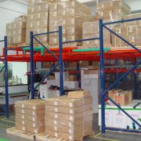 China Steel Push Back Pallet Racking System with Adjustable Beams - High-Density Warehouse Storage Solution for sale