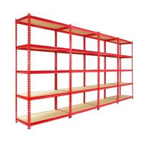 China Light Duty Boltless Shelving Unit 70kg Capacity Q235 Steel Retail Display Rack for sale