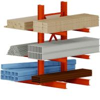 China Steel Heavy Duty Cantilever Racking System for Rebar Storage - Customizable Size with 15 Years Manufacturing Experience for sale