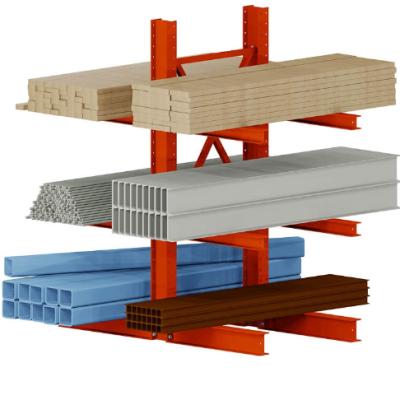 China Steel Heavy Duty Cantilever Racking System for Rebar Storage - Customizable Size with 15 Years Manufacturing Experience for sale
