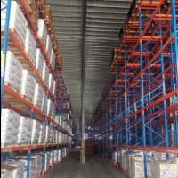 China Storage Racks Customer Favorite Warehouse Push Back Pallet Racking With Nesting Carts for sale