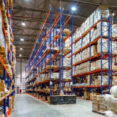 China Heavy Duty Steel Pallet Storage Rack 4000-21000kg Capacity Customizable Size for sale