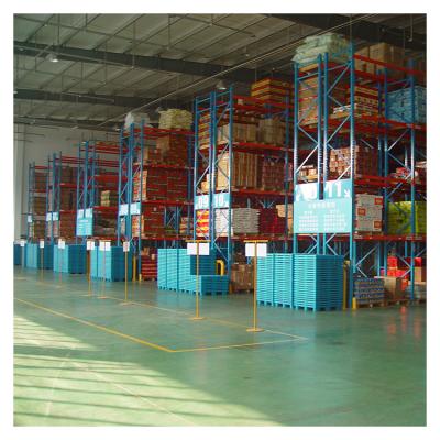 China Heavy Duty Pallet Racking System 4000-21000kg Capacity Steel Warehouse Storage Rack for sale