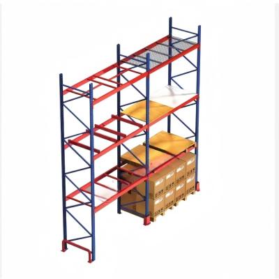 China Heavy Duty Pallet Rack Adjustable Steel Storage Racking 4000kg Capacity Warehouse Shelving for sale