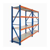 China Boltless Long Span Steel Shelving Medium Duty Rack 2000x600x2000mm Adjustable Warehouse Storage for sale