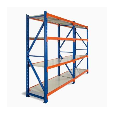 China Boltless Long Span Steel Shelving Medium Duty Rack 2000x600x2000mm Adjustable Warehouse Storage for sale