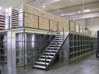 China Powder Coated Anti Corrosion Multi Tier Mezzanine Platform Warehouse Storage Rack System for sale
