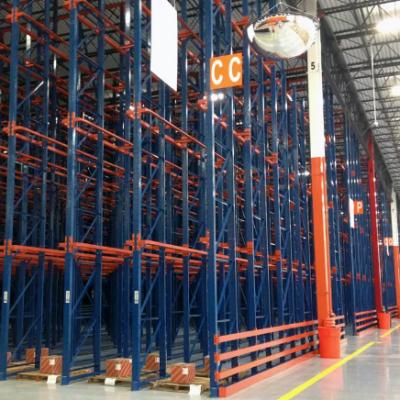 China Peterack Customized Drive-in Rack Heavy Duty Pallet Shelf Racks for Industrial Warehouse Storage Q235 Steel for sale