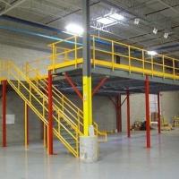 China Powder Coated Anti Corrosion Multi Tier Mezzanine Platform Warehouse Storage Rack System for sale