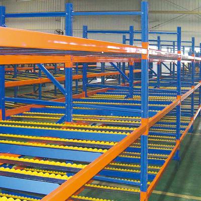 China Custom FIFO Carton Flow Racking Warehouse Rack System Shelf Storage Racks System Carton Flow Rack for sale