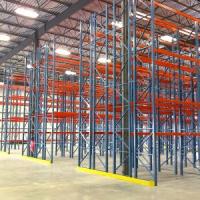 China Double Deep Heavy Duty Pallet Rack 500-4000kg Capacity Steel Storage System for sale