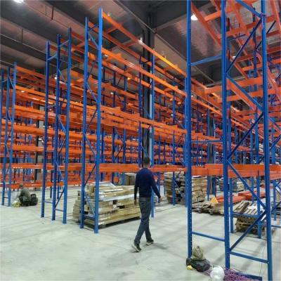 China Heavy Duty Steel Pallet Racking 4000-21000kg Capacity Adjustable Warehouse Storage Shelving for sale