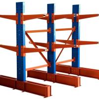 China Single Arm Cantilever Racking Q235 Steel Heavy Duty Storage for Lumber Plywood Chipboard for sale