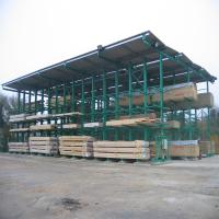 China Single Arm Cantilever Racking Q235 Steel Heavy Duty Storage for Lumber Plywood Chipboard for sale