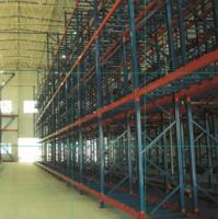 China Double Deep Pallet Rack Heavy Duty Steel Warehouse Storage System 500-4000kg Capacity for sale