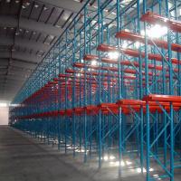 China Heavy-Duty Drive-In Pallet Racking System Warehouse Storage Customizable Bulk Storage Racks for sale
