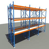China Heavy Duty Pallet Rack Steel Storage Shelving Adjustable 4000kg Capacity Warehouse Racking for sale