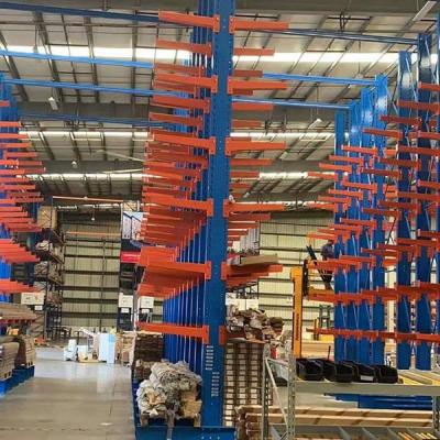 China CE Certificated Warehouse Cantilever Shelving for Irregular Long Material Storage for sale