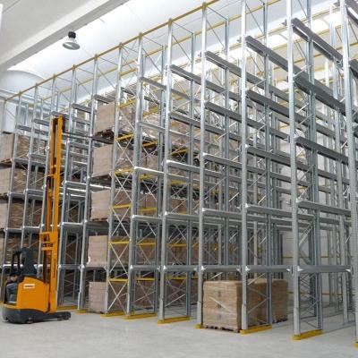 China Heavy Duty Drive In Racks Steel Pallet Storage Racking 2000kg Capacity Custom Size for Logistics Warehouse for sale