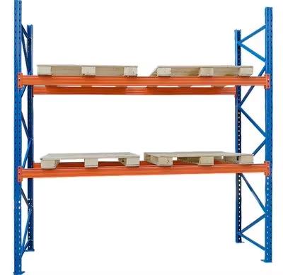 China Heavy Duty Pallet Rack Steel Storage Shelving 4000kg Capacity Adjustable Warehouse Racking System for sale