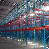 China Multi Layer Drive In Pallet Rack System 80-90% Space Utilization Cold Room Shuttle Racking for sale