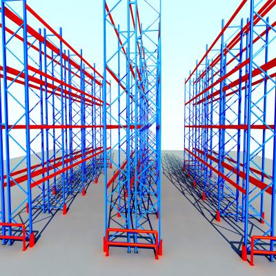 China Free Warehouse Service for Safe Storage Duty Storage Racks Shelving Units 5 Layer Corrosion Protection Cold Rolled Steel for sale