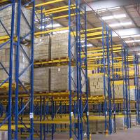 China Industrial Pallet Storage Rack Selective Warehouse Shelving Cost Effective 2500kg Steel Frame System for sale