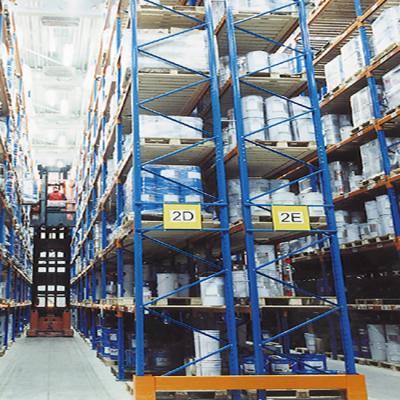 China Durable Heavy Duty Industrial Pallet Racking System Heavy-duty Pallet Racking for Miv Cold Room Upright Pallet Racking for sale