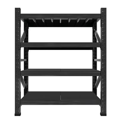 China Premium Powder Coated Steel Shelving – Medium Duty, Adjustable, 500kg Capacity, Corrosion-Resistant for sale