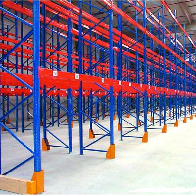 China Warehouse Pallet Rack System 2700mm Beam 9000mm Height 3000kg Per Level Heavy Duty for sale