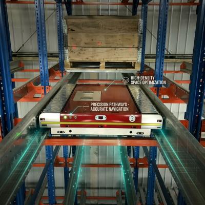 China Multi Tier Radio Shuttle Pallet Racking System 5 Level High Density Automated Warehouse Storage Rack for sale