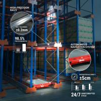 China Peterack OEM ODM CE certificate Pallet Shuttle Rack Radio Shuttle Racking System Space Optimized Bulk Warehouse Storage 1500kg radio shuttle rack shuttle racking system pallet shutt for sale