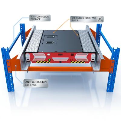 China Peterack OEM ODM Corrosion Resistant Radio Shuttle Rack Q235 Steel Powder Coated Bulk Warehouse Equipment for sale