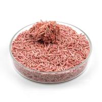 China 100% Natural Flushable Peach Cat Litter - Dust-Free Strip Granules with Fast Clumping for Easy Scooping for sale