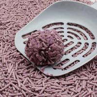 China Starhong Lavender Cat Litter 1.5mm-2.0mm Strip Type with Strong Odor Control and High Absorbency for sale