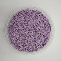China Starhong Lavender Cat Litter 1.5mm-2.0mm Strip Type with Strong Odor Control and High Absorbency for sale