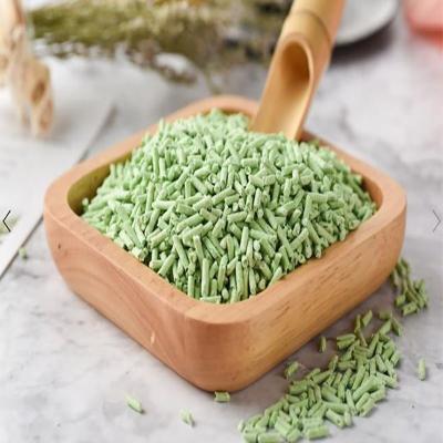 China Feline Fresh Green Tea Cat Litter - Dust-Free Biodegradable Fast Clumping for Multiple Cats with OEM Options for sale