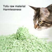 China Green Tea Tofu Cat Litter - Dust-Free Strip Type with Strong Clumping for Multiple Cats | OEM Available for sale
