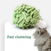 China Green Tea Cat Litter Strip Type - Dust Free Fast Clumping Formula with Natural Odor Control for Multi-Cat Households for sale