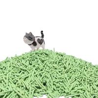 China Green Tea Tofu Cat Litter 1.8mm Strip Type with ISO9001 Certification for Multiple Cats - Eco-Friendly Pet Litter for sale