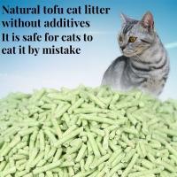 China Green Tea Cat Litter 100% Dust-Free Flushable with Superior Absorbency for Multiple Cats for sale