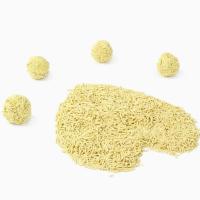China Low Tracking Soybean Corn Cat Litter 1.5mm-2.0mm Dust-Free Plant-Based Tofu Litter Sand for sale
