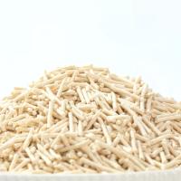 China Soybean Tofu Cat Litter 1.5mm Strip Shape Dust-Free Clumping with 3x Absorbency for sale