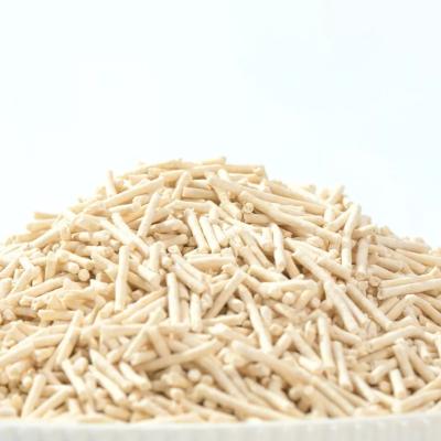China Soybean Tofu Cat Litter 1.5mm Strip Shape Dust-Free Clumping with 3x Absorbency for sale