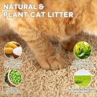 China Soybean Tofu Cat Litter 1.5mm Strip Shape Dust-Free Clumping with 3x Absorbency for sale