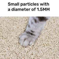 China OEM Tofu Cat Litter 1.5mm 1.8mm 2.0mm Sizes - Biodegradable Clumping Unscented Customizable for sale