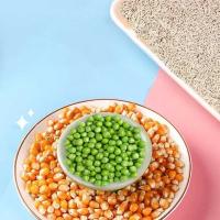 China Low Dust Tofu Cat Litter Bulk 1.5mm 1.8mm 2.0mm Strip Shape with ISO9001 BSCI Certification for sale